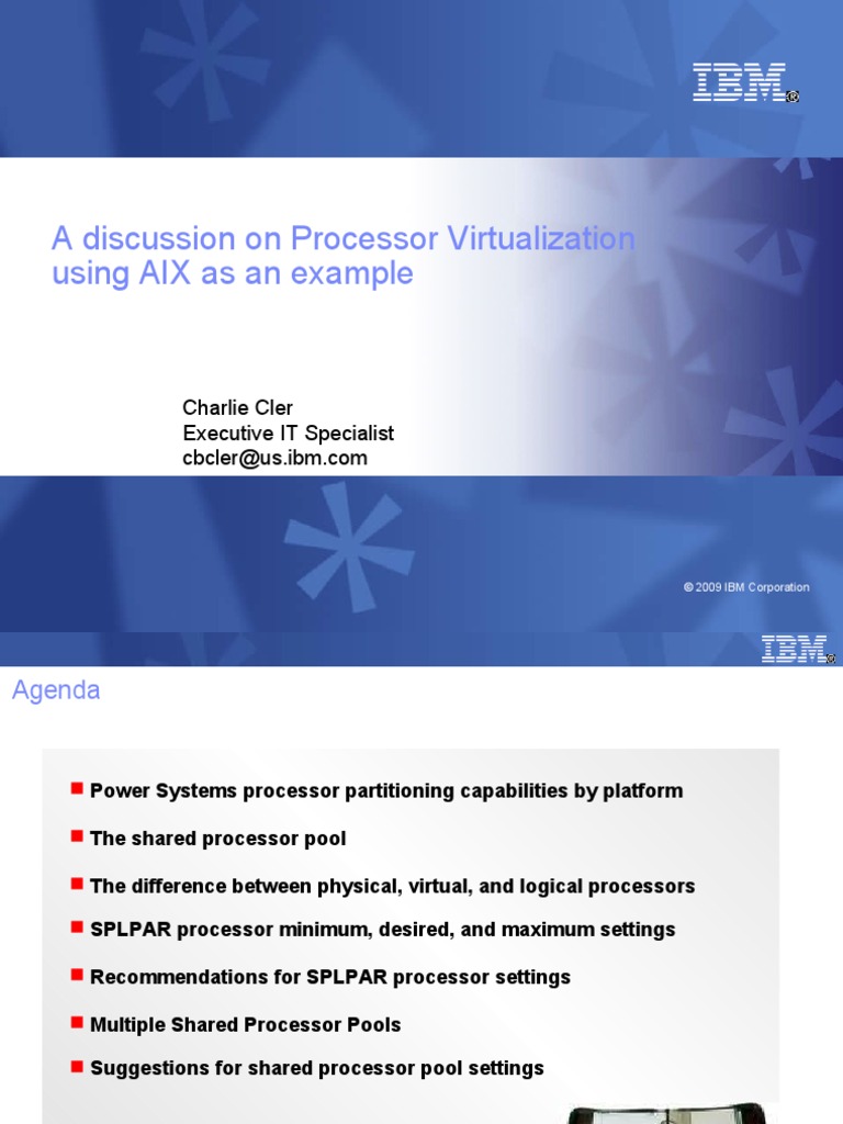 Processor Virtualization Using AIX | PDF | Central Processing Unit | Virtualization