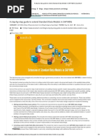 How-To Extend Master Data Governance For Material by A New Entity Type (Custom Z-Table, Reuse ...