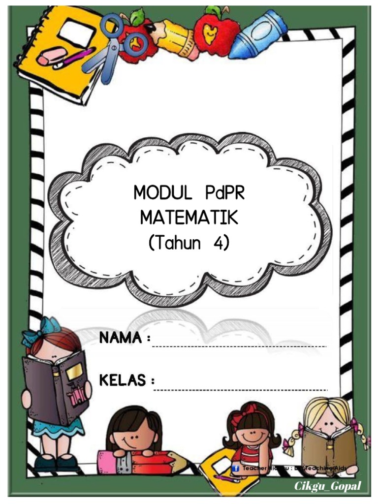Modul PDPR Math Tahun 4 | PDF