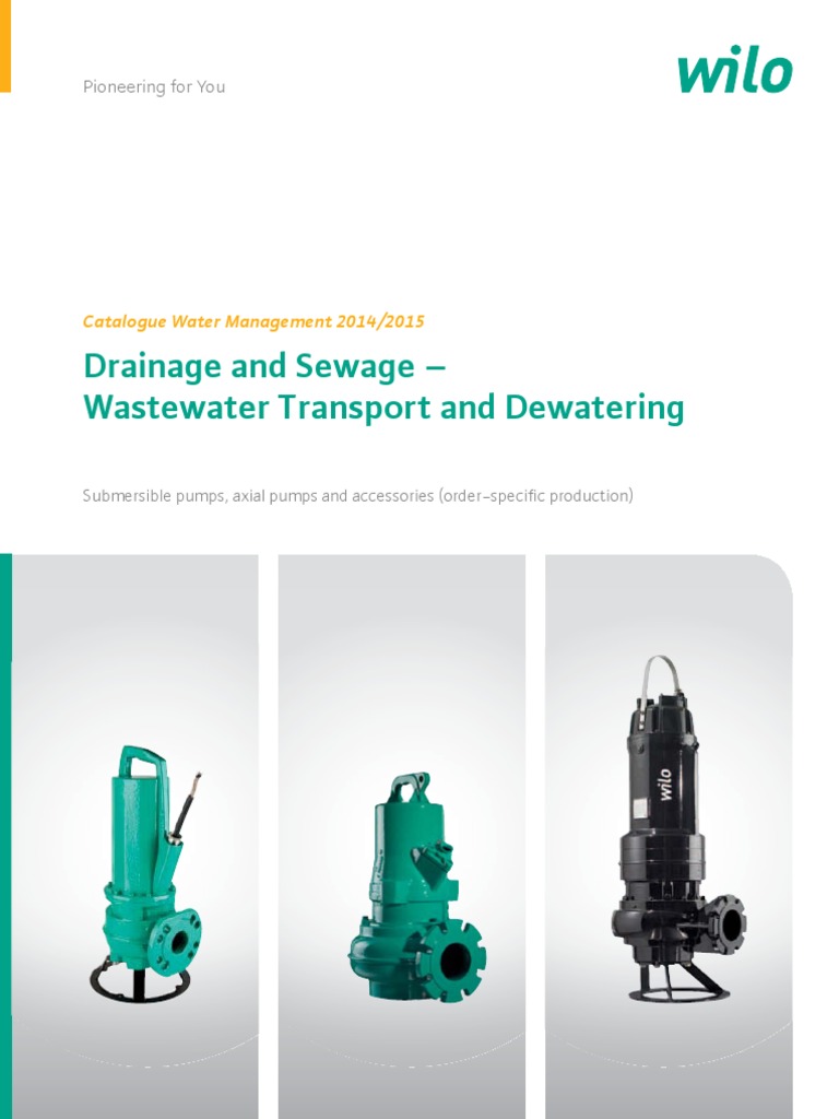 Pump Catalog | PDF | Pump | Pumping Station