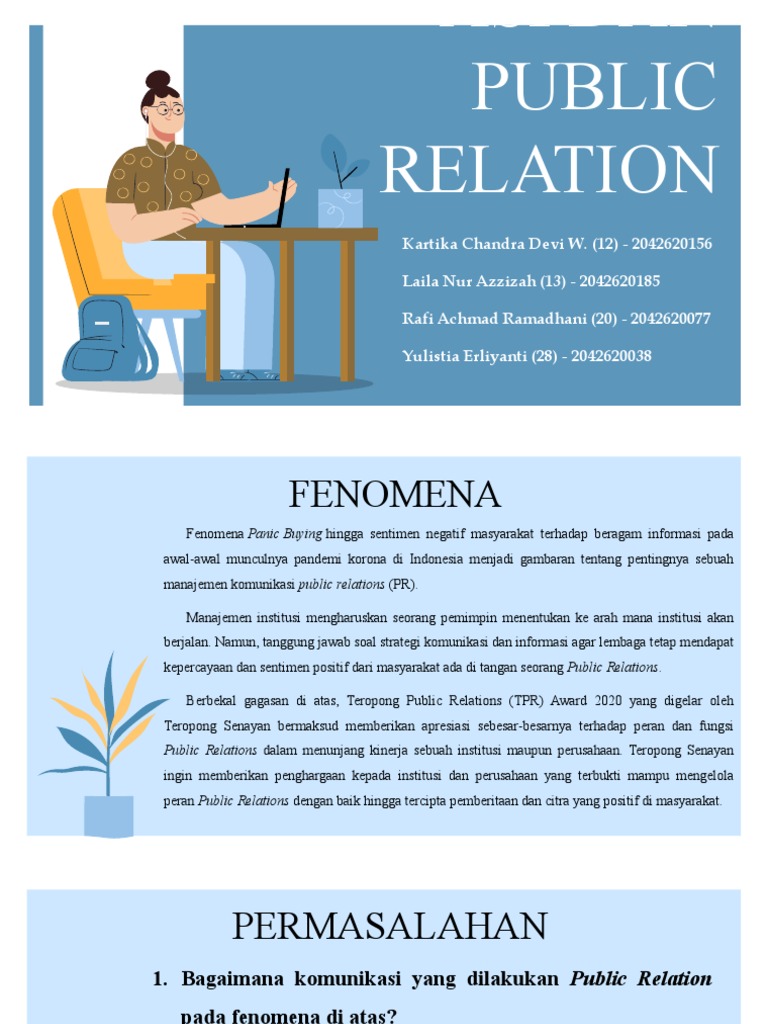 Kel 5 - Komunikasi Dan Public Relation | PDF