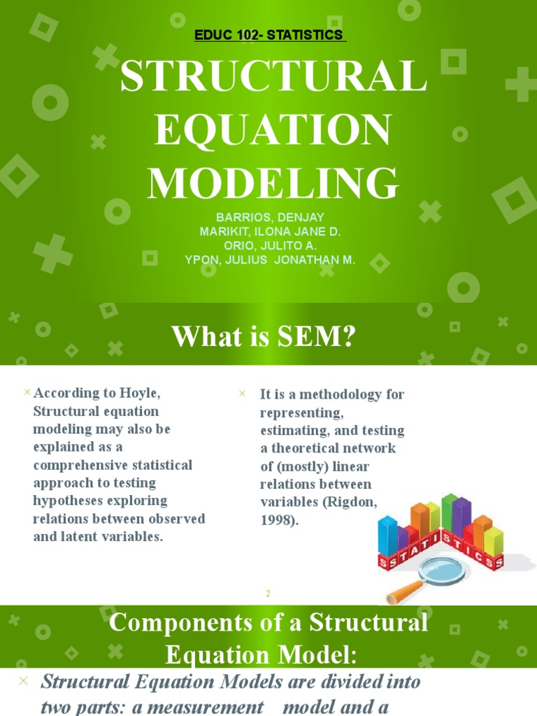 Understanding Structural Equation Modeling An Introduction To Path