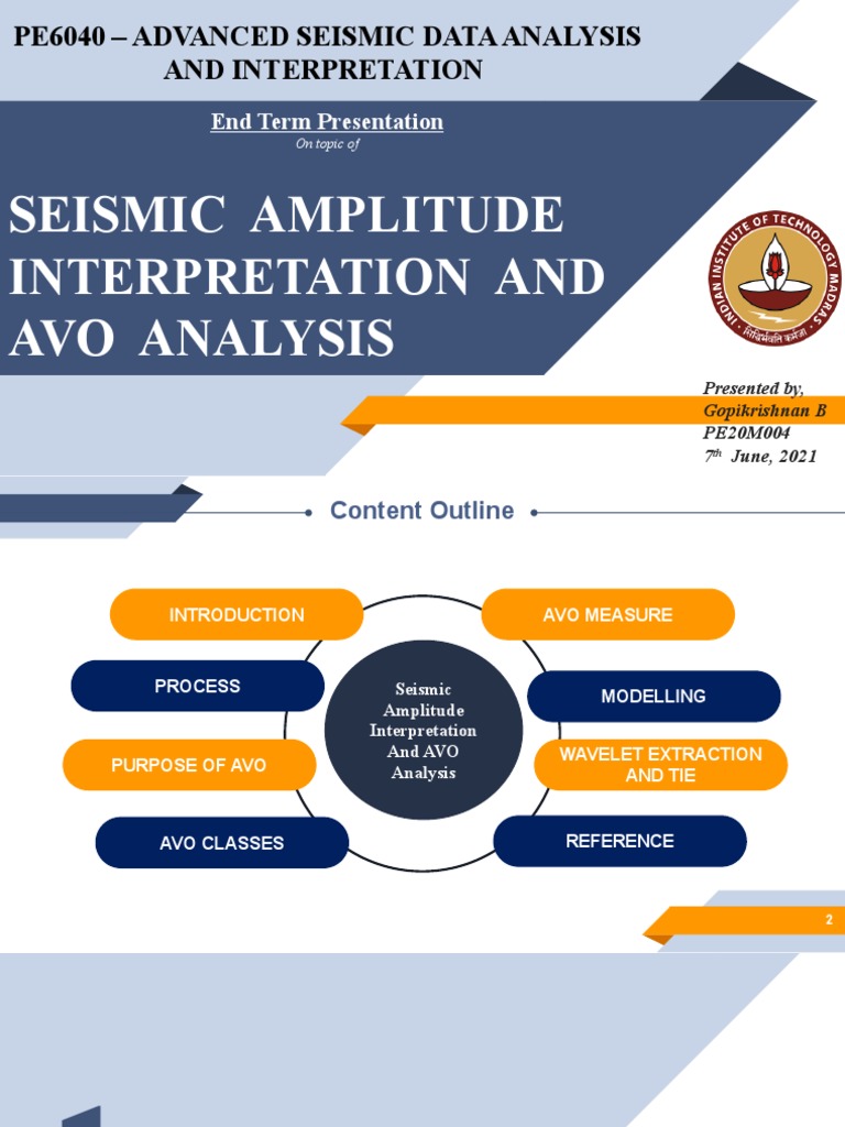 PE20M004 - Seismic Amplitude Interpretation and AVO Analysis | PDF ...