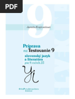 Vstupná Previerka Zo SJL Pre 8. Ročník | PDF