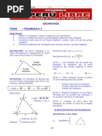 Los Triángulos y Sus Propiedades Ejercicios Resueltos de Geometría Plana Preuniversitaria en PDF ...