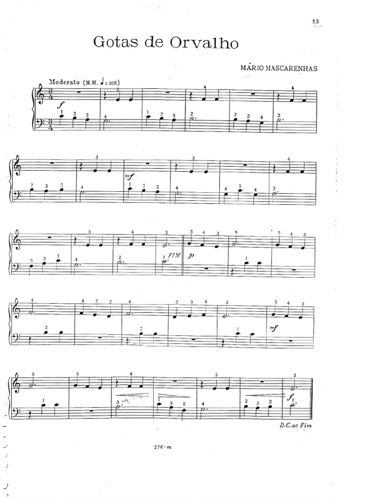 Mario Mascarenhas Gotas de Orvalho | PDF
