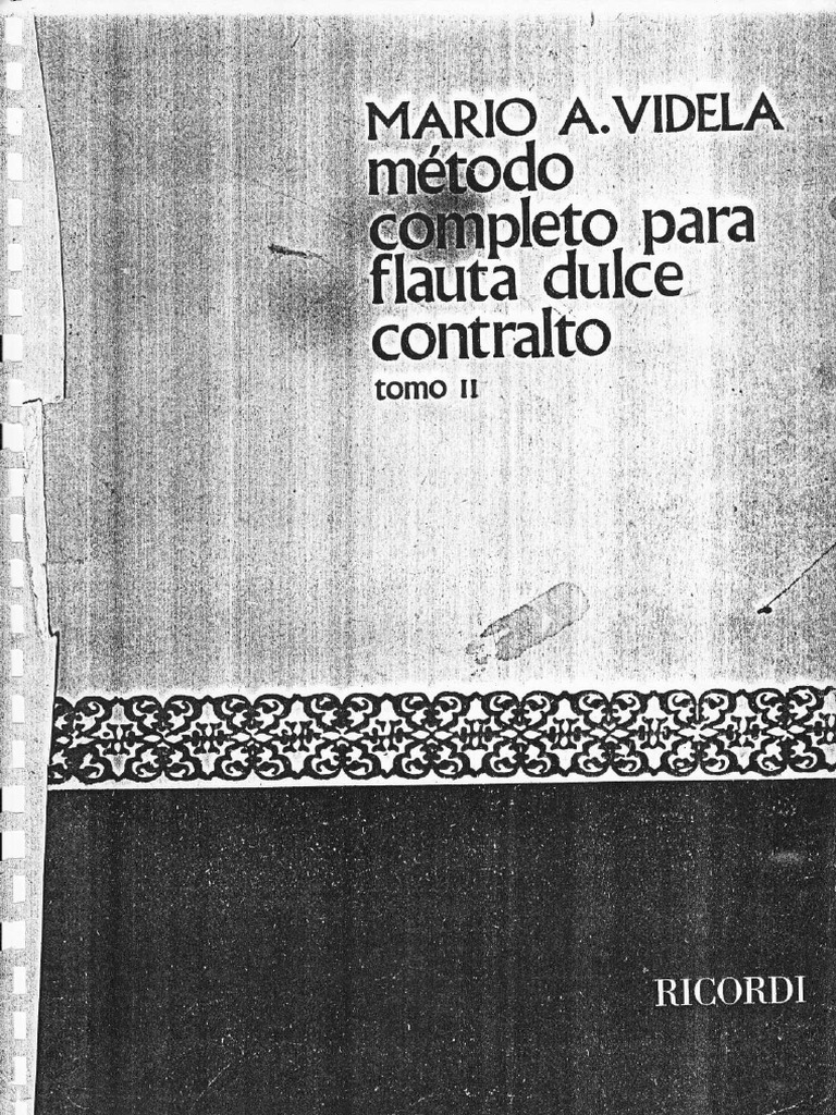 Método Flauta Dulce Contralto Tomo II | PDF | Flauta | Grabadora ...