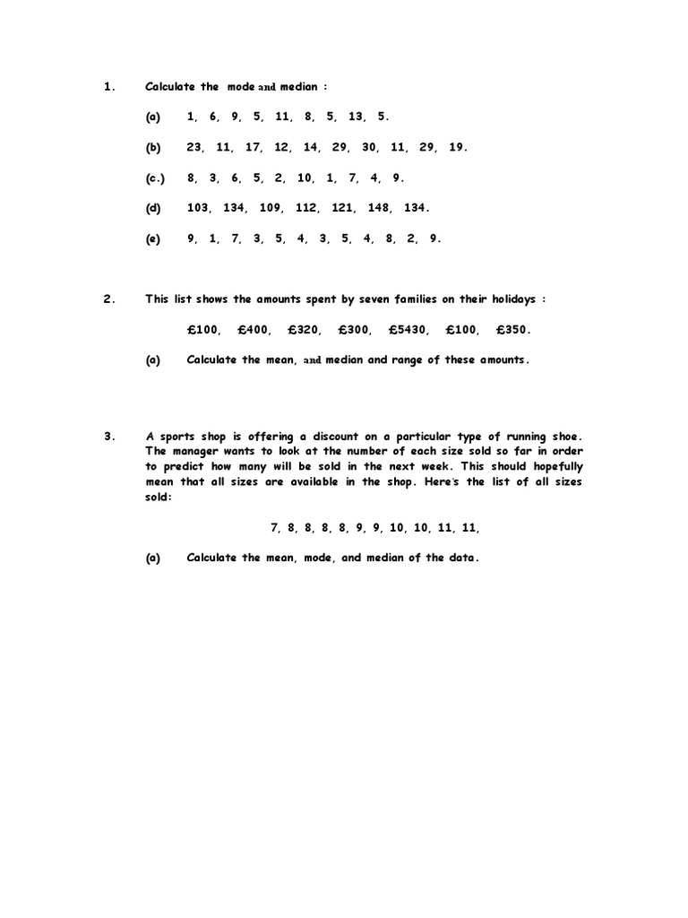 MMMR Worksheet | PDF
