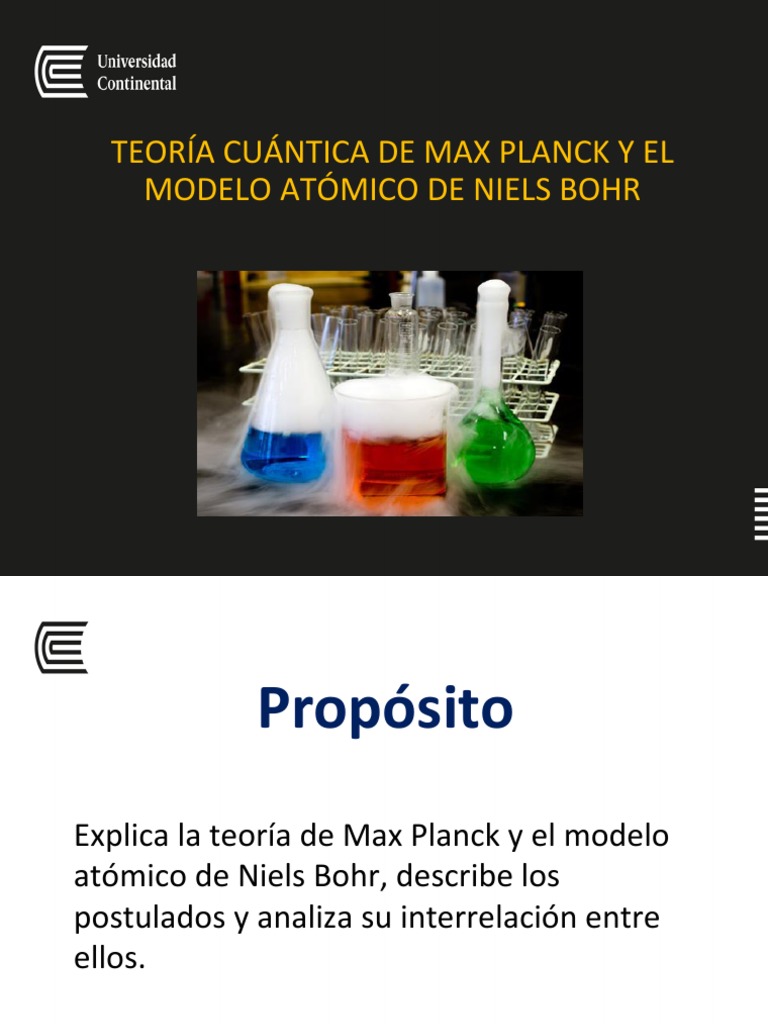 Teoría Cuántica de Max Planck y El Modelo Atómico de Niels Bohr | PDF ...