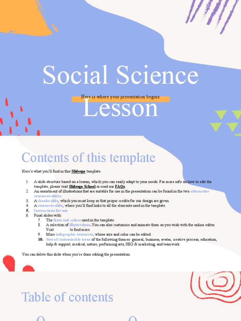 Social Science Lesson by Slidesgo | PDF | Planets | Solar System