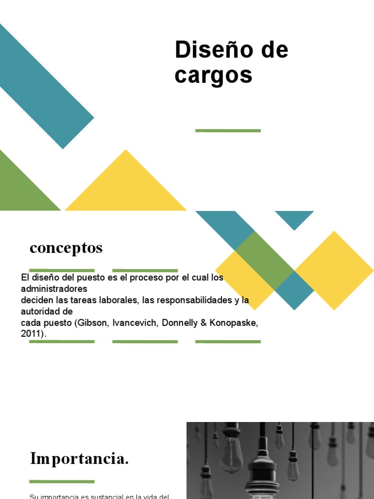 Diseño de Cargos | PDF | Diseño | Realimentación