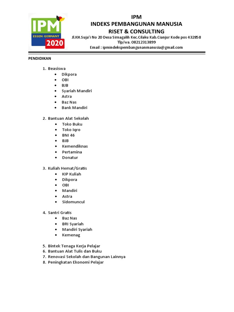 Kop Surat Ipm 2 | PDF