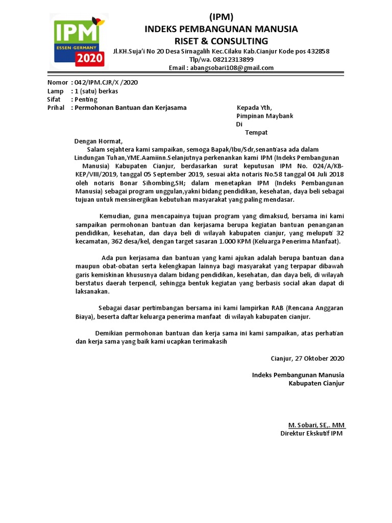 Kop Surat Ipm | PDF