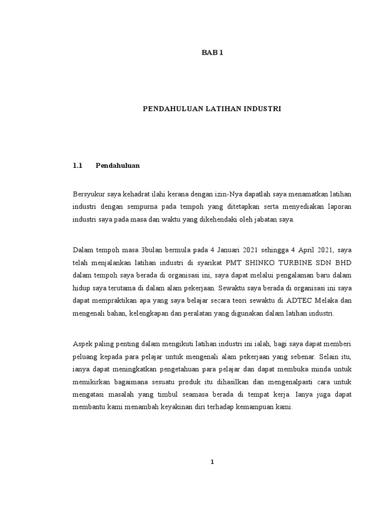 Report LI Ahmad Farris Haziq CORRECTION 3 New | PDF