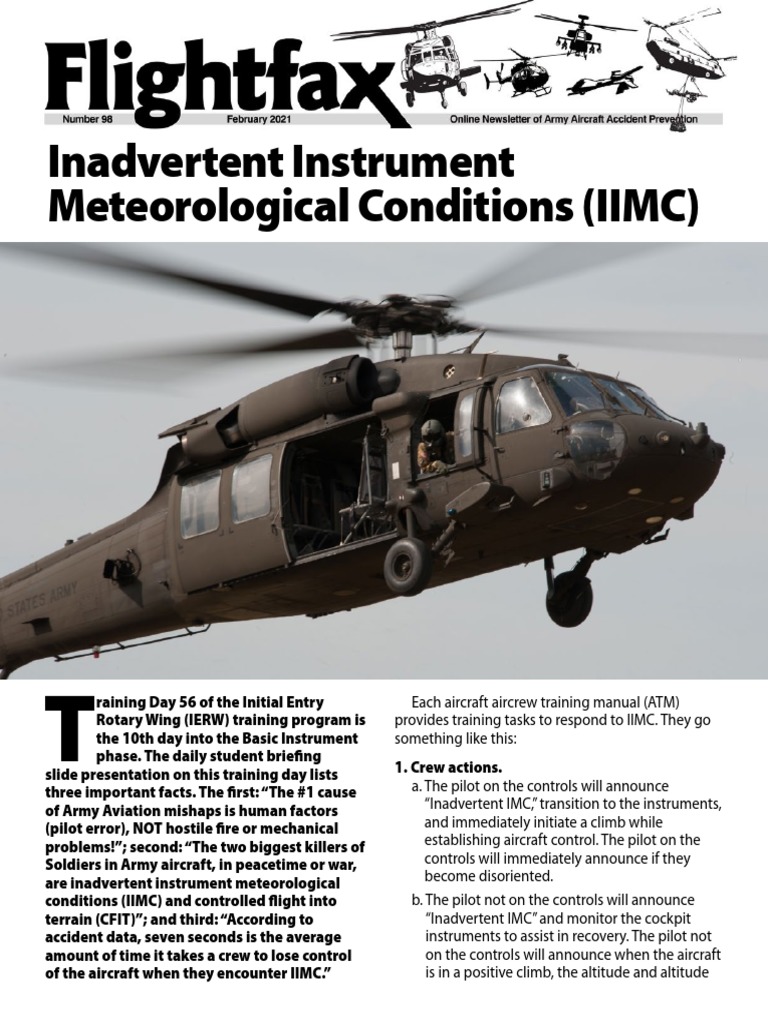 Inadvertent Instrument Meteorological Conditions (IIMC) | Download Free ...