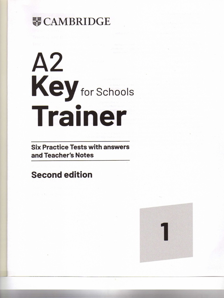 A2 Key Fs 2020 Trainer 1 | PDF