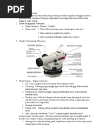 Bagian Bagian Theodolite | PDF | Kajian Bahasa Asing | Sains & Matematika