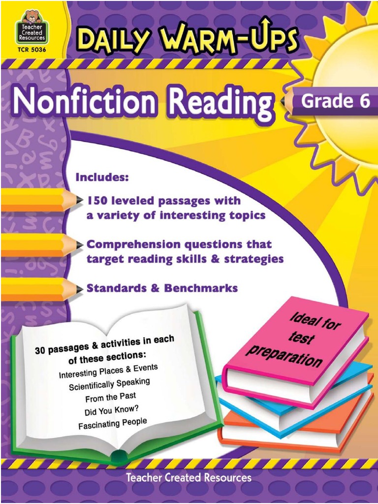 Daily Warm-Ups Nonfiction Reading Grade 6 | PDF
