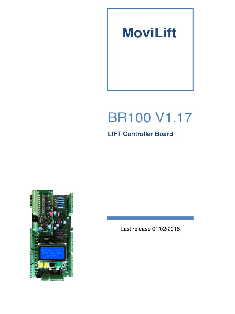 User Manual BR100 V1.18 | PDF | Elevator | Power Supply