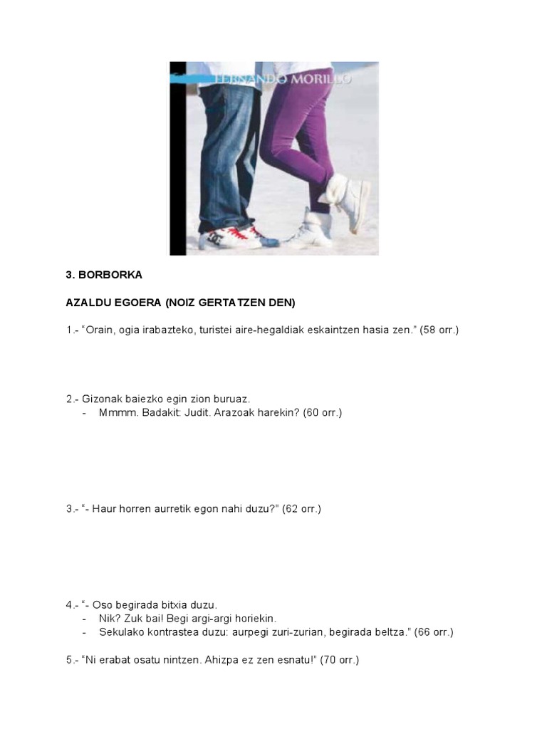 Hiru Istripu Eta Bi Amodio: 3. BORBORKA | PDF