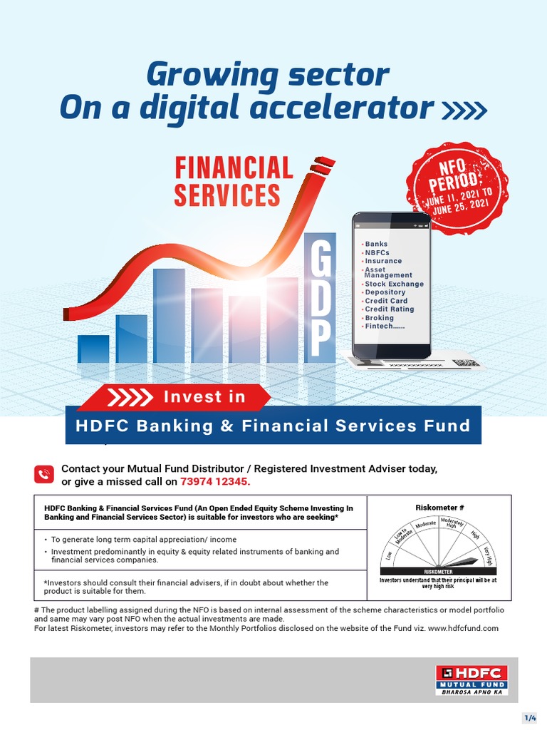 Leaflet - HDFC Banking & Financial Services Fund (NFO) | PDF | Investor ...