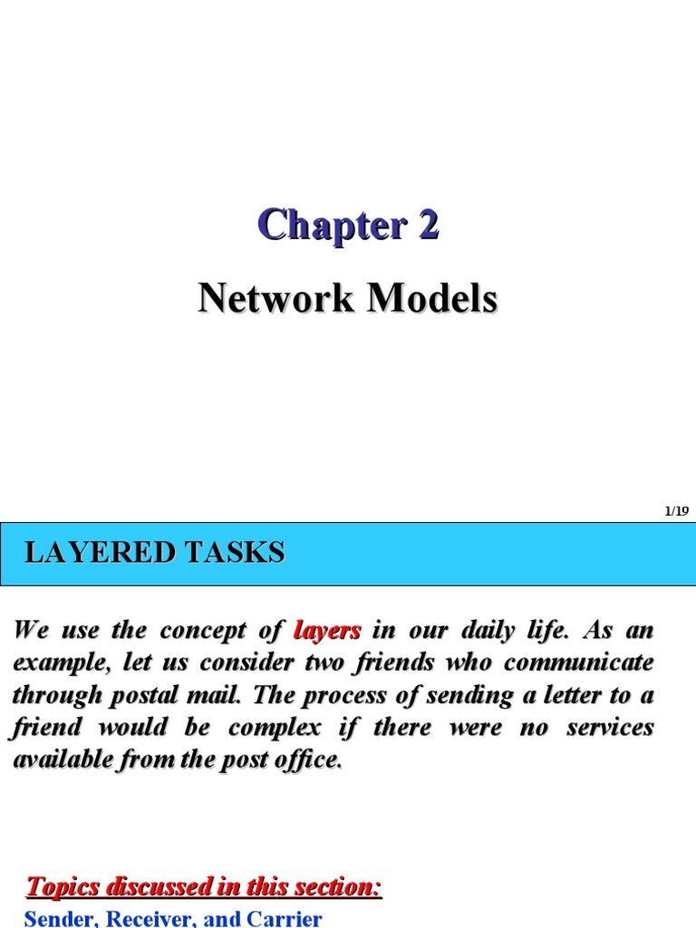 2 - CH2 Network Models | PDF | Osi Model | Communications Protocols