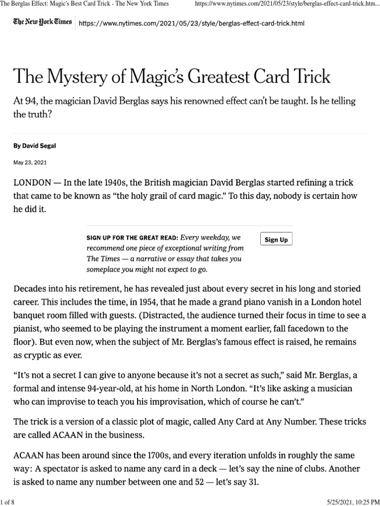 Berglas Effect | PDF | Social Science