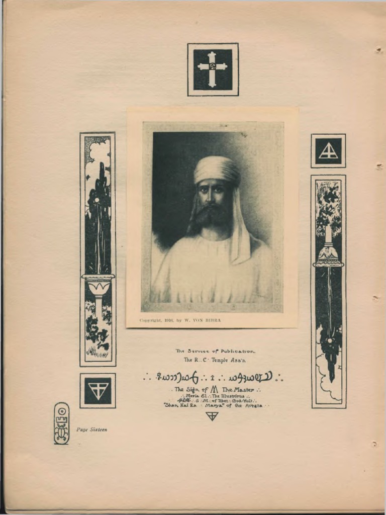 Master Moria El The Illustrious 1916 PDF | PDF | Esotericism