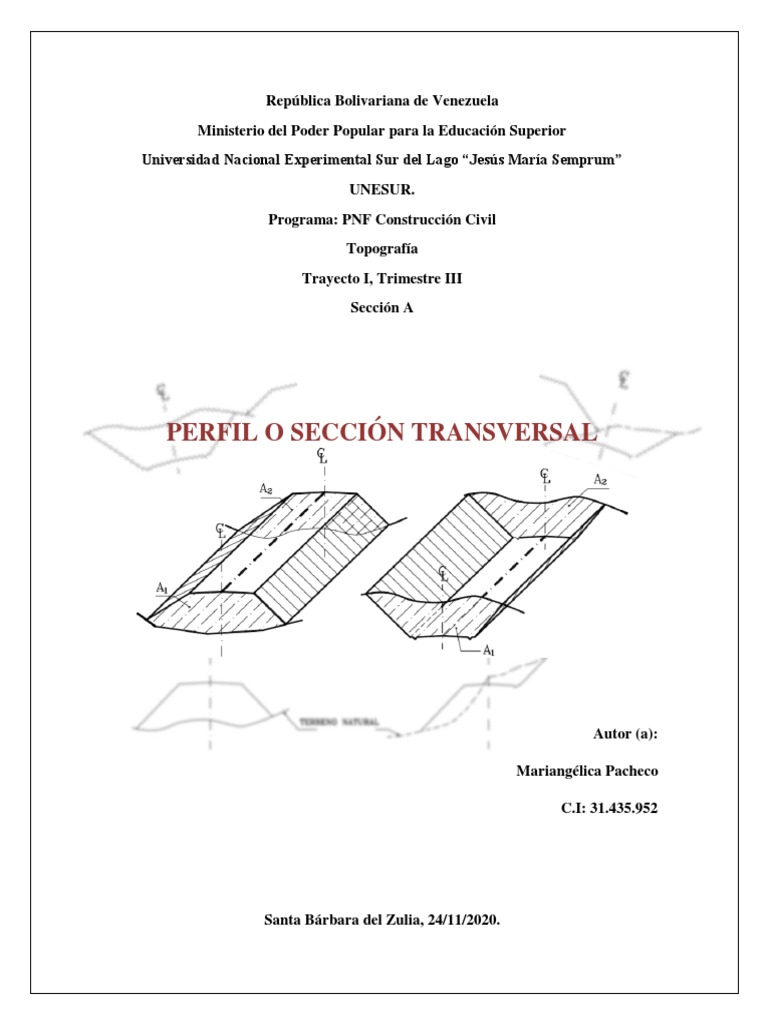 Perfil Transversal | PDF | Topografía | Espacio