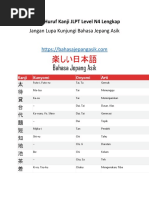 Daftar 41 Bunpou n5 | PDF