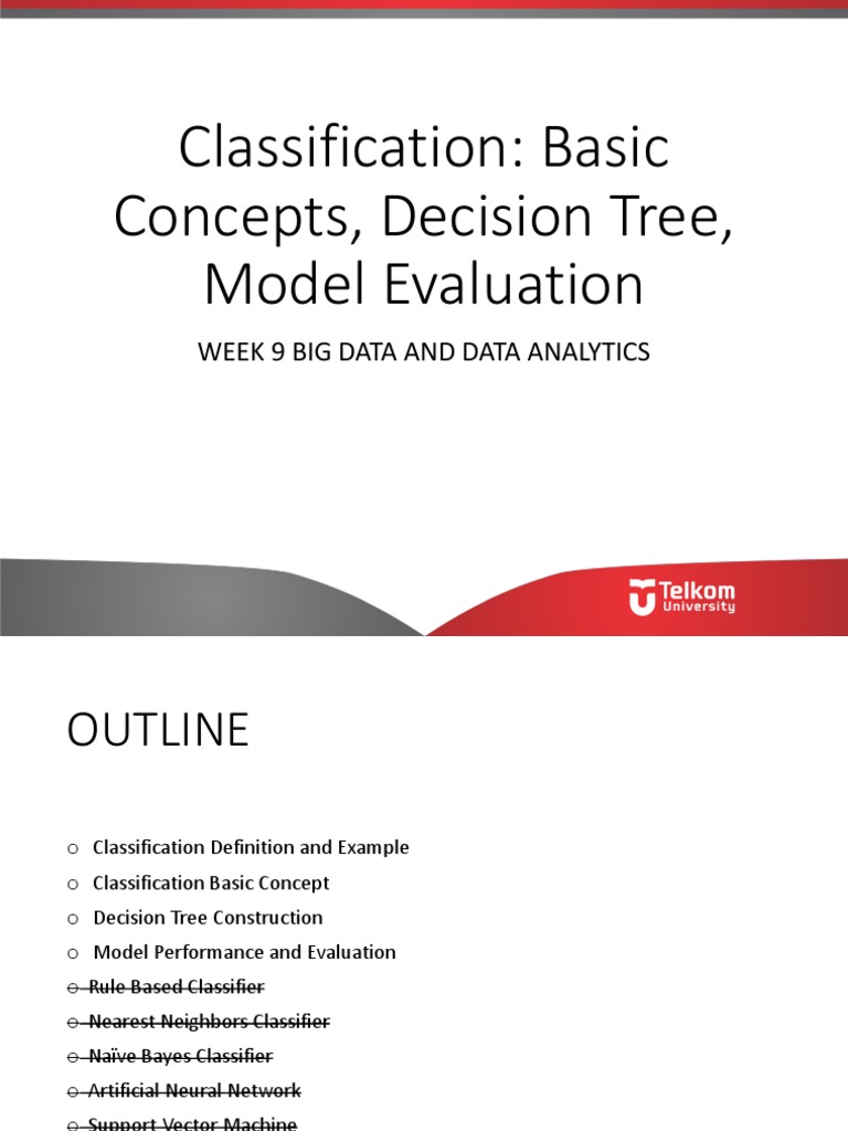 7 - Classfication - Concept - DecisionTree - Evaluation | PDF | Statistical Classification ...