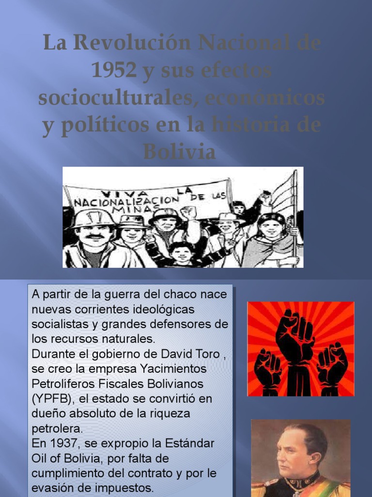 David Toro y la Revolución Nacional en Bolivia | PDF | Gobierno | Agitación