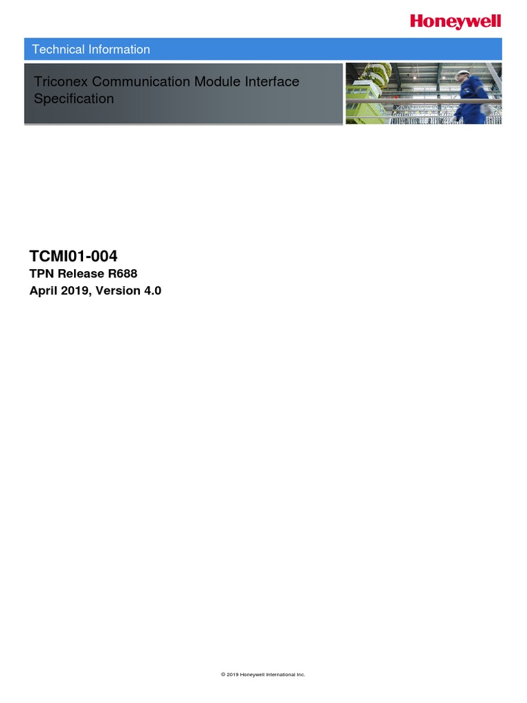 TCMI01-004: Triconex Communication Module Interface Specification | PDF ...