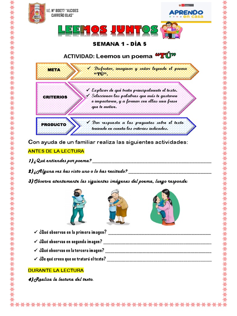 Leemos Juntos Pdf Science Ciencia Y Tecnología