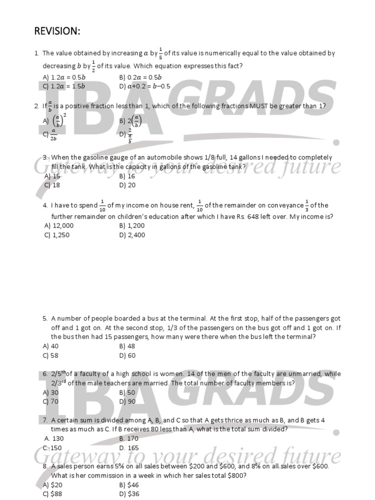 WordProblemTest##1 | PDF | Speed | Prices