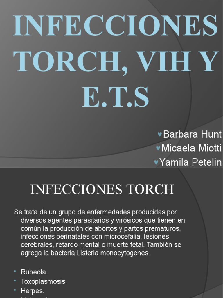 Infecciones TORCH y Diagnóstico | PDF | VIH | Herpes Simple