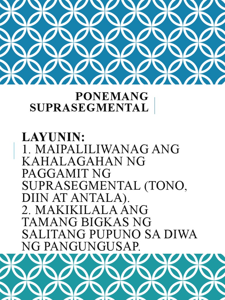 Ponemang Suprasegmental | PDF