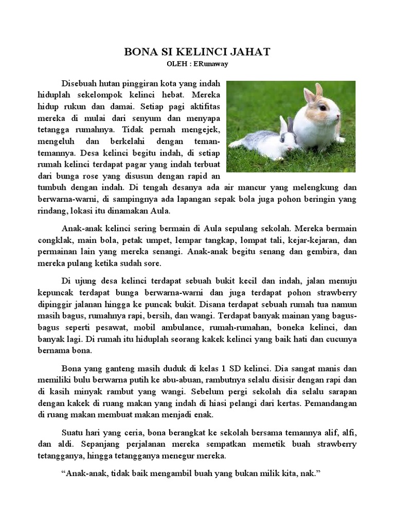 Cerpen Kelinci | PDF