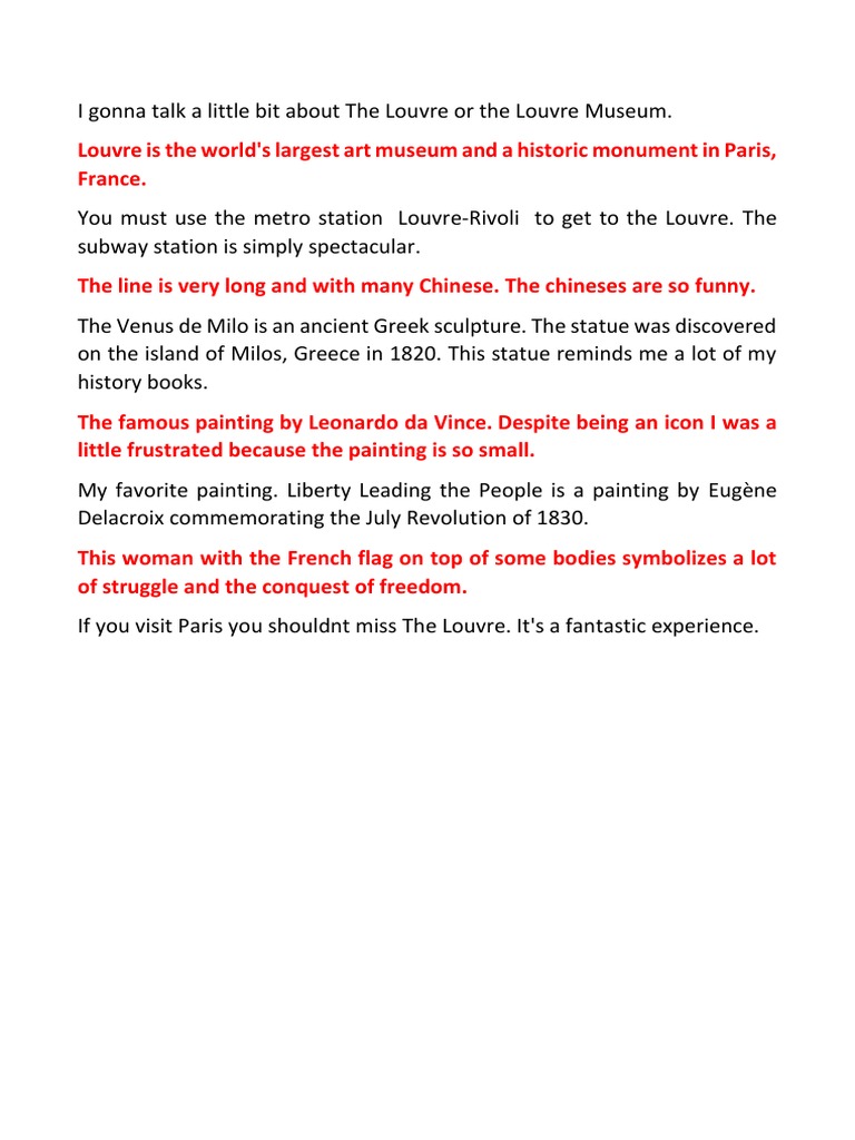 Louvre | PDF | Classics | Lifestyle