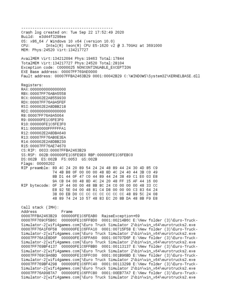 Game Crash | PDF | Operating System Families | Microsoft Software