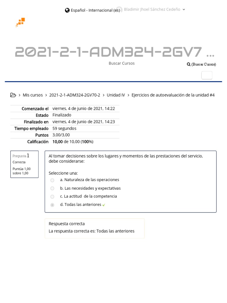 Ejercicios de Autoevaluación de La Unidad #4 | PDF