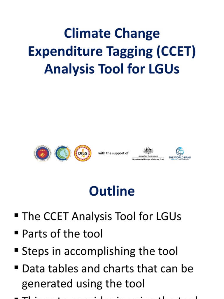 CCET Analysis Tool for LGUs Guide | PDF | Worksheet | Computing