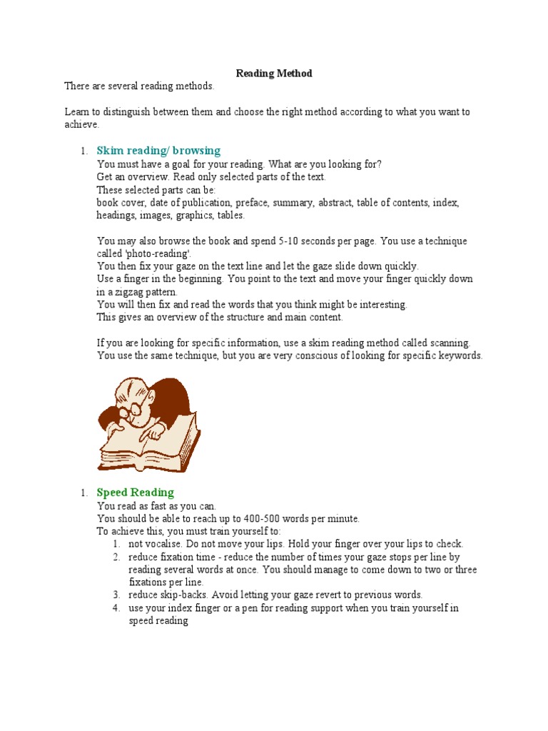 Reading Method | PDF