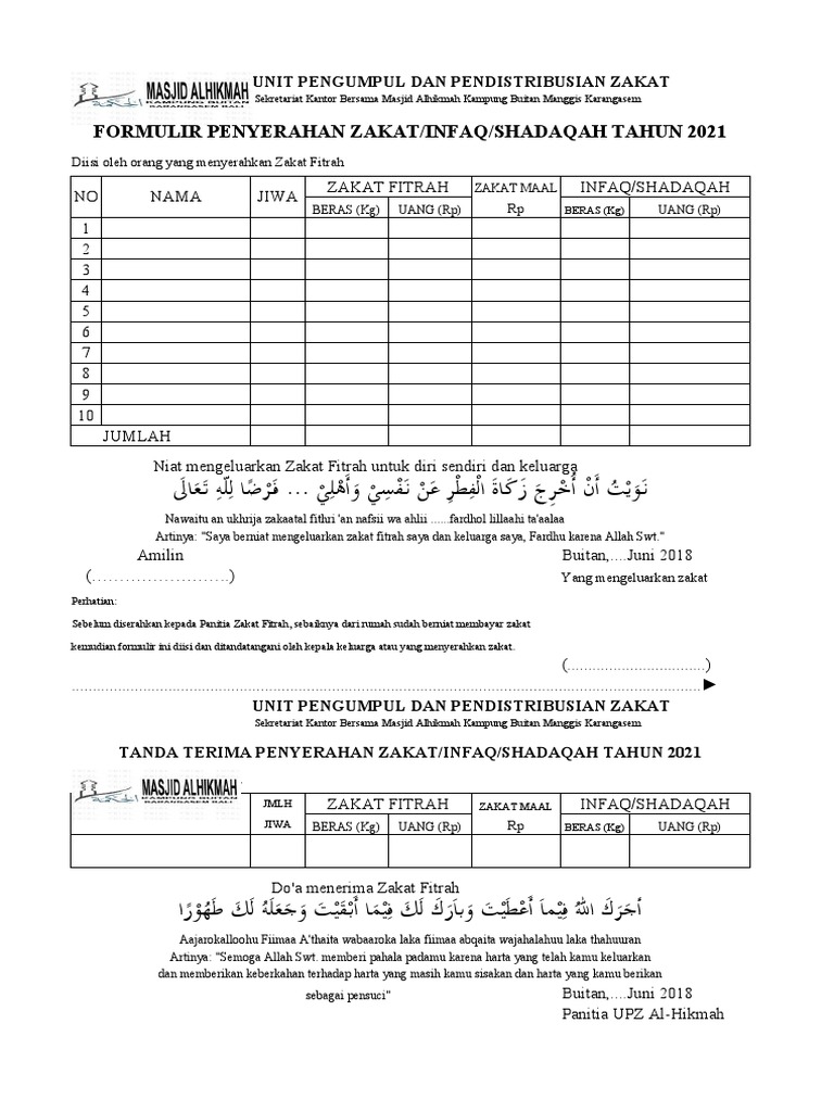 Recap Zakat 2021 | PDF
