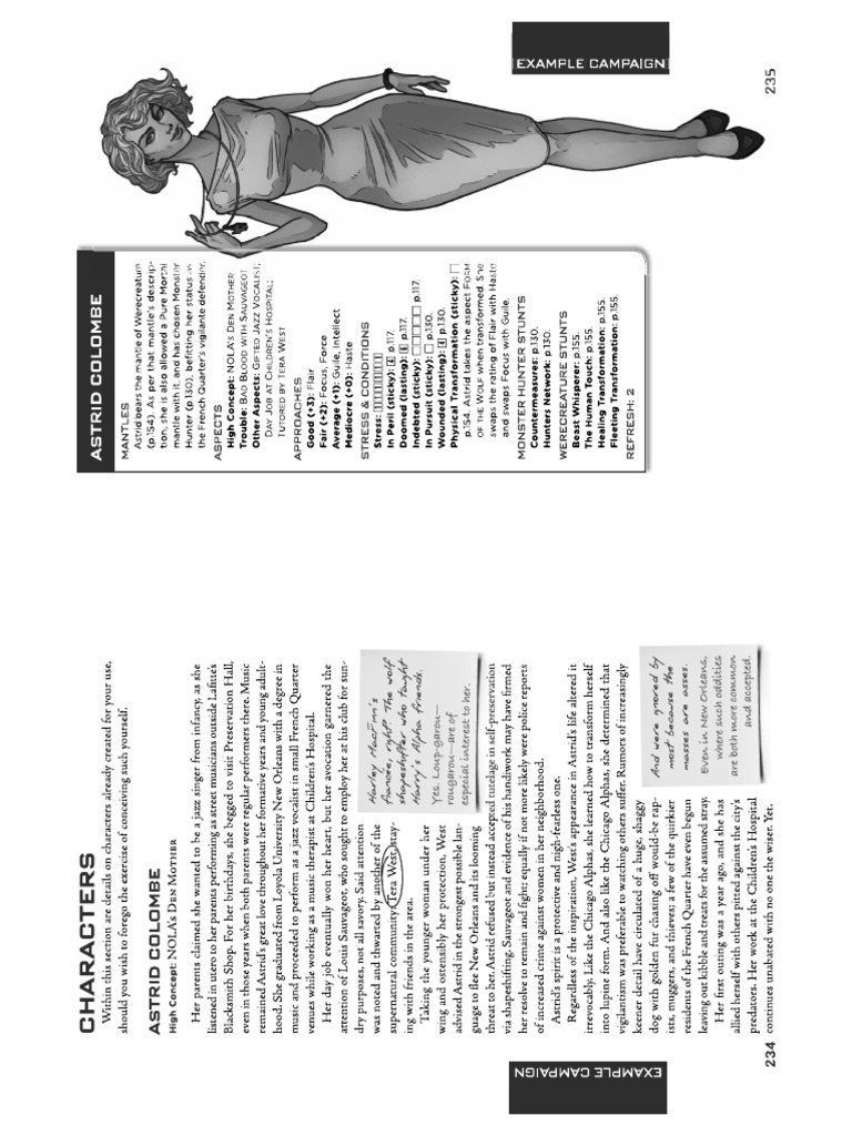 Premade Characters | PDF