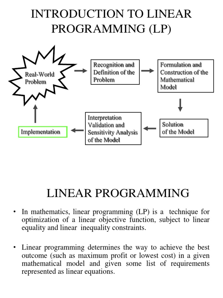 0 - LPP of OR | PDF | Linear Programming | Mathematical Optimization