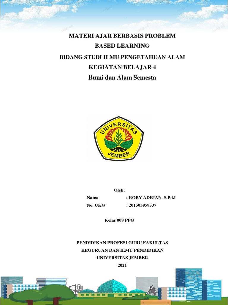 Revisi Materi Ajar KB 4 Bumi Dan Alam Semesta - Roby Adrian | PDF