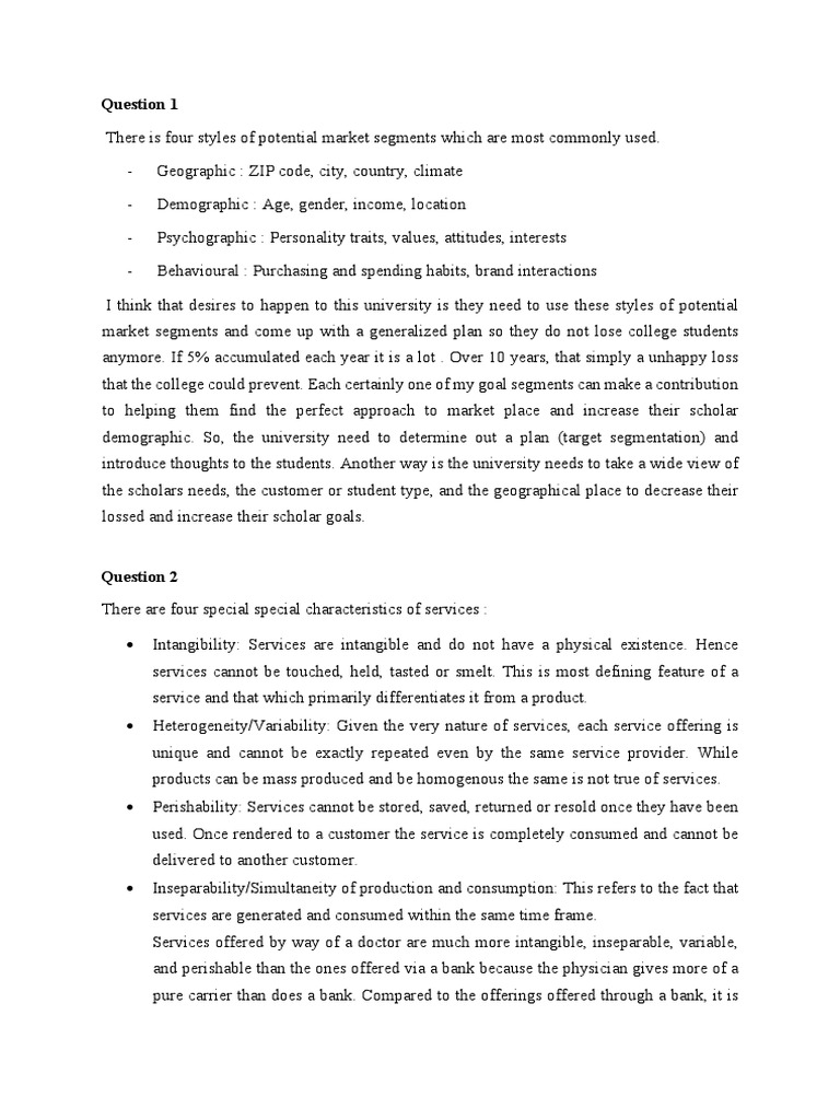 POM Individual Assignment | PDF | Market Segmentation | Brand