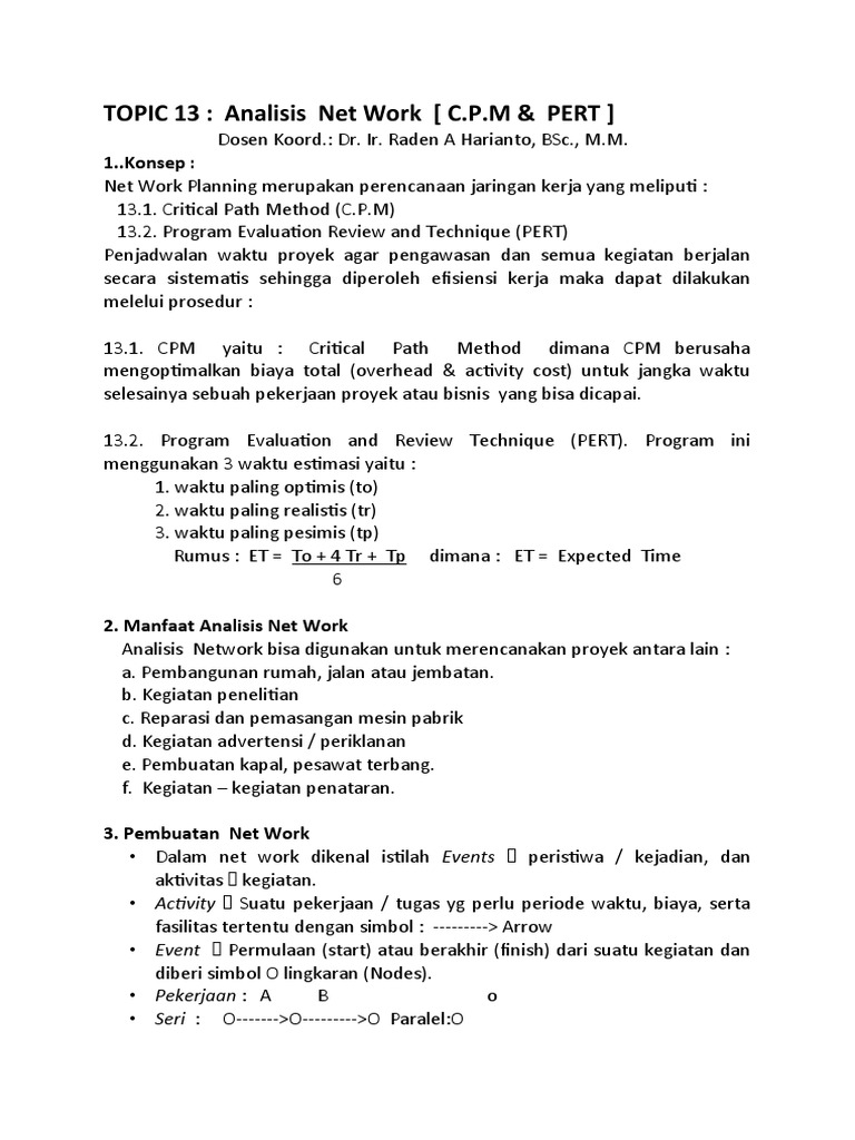 Topik 13 Analisis Network | PDF