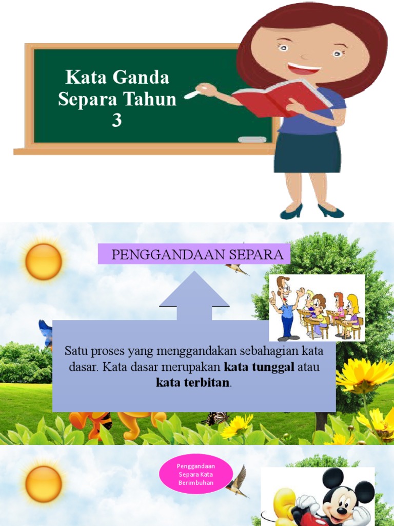 Kata Ganda Separa Tahun 3 (Autosaved) | PDF
